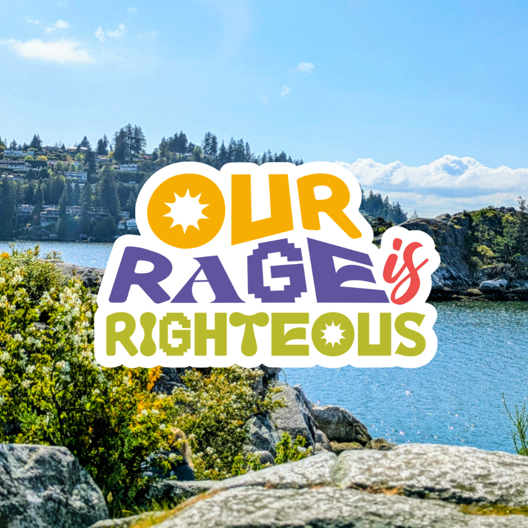 Our Rage is Righteous Sticker – Pinay Collection