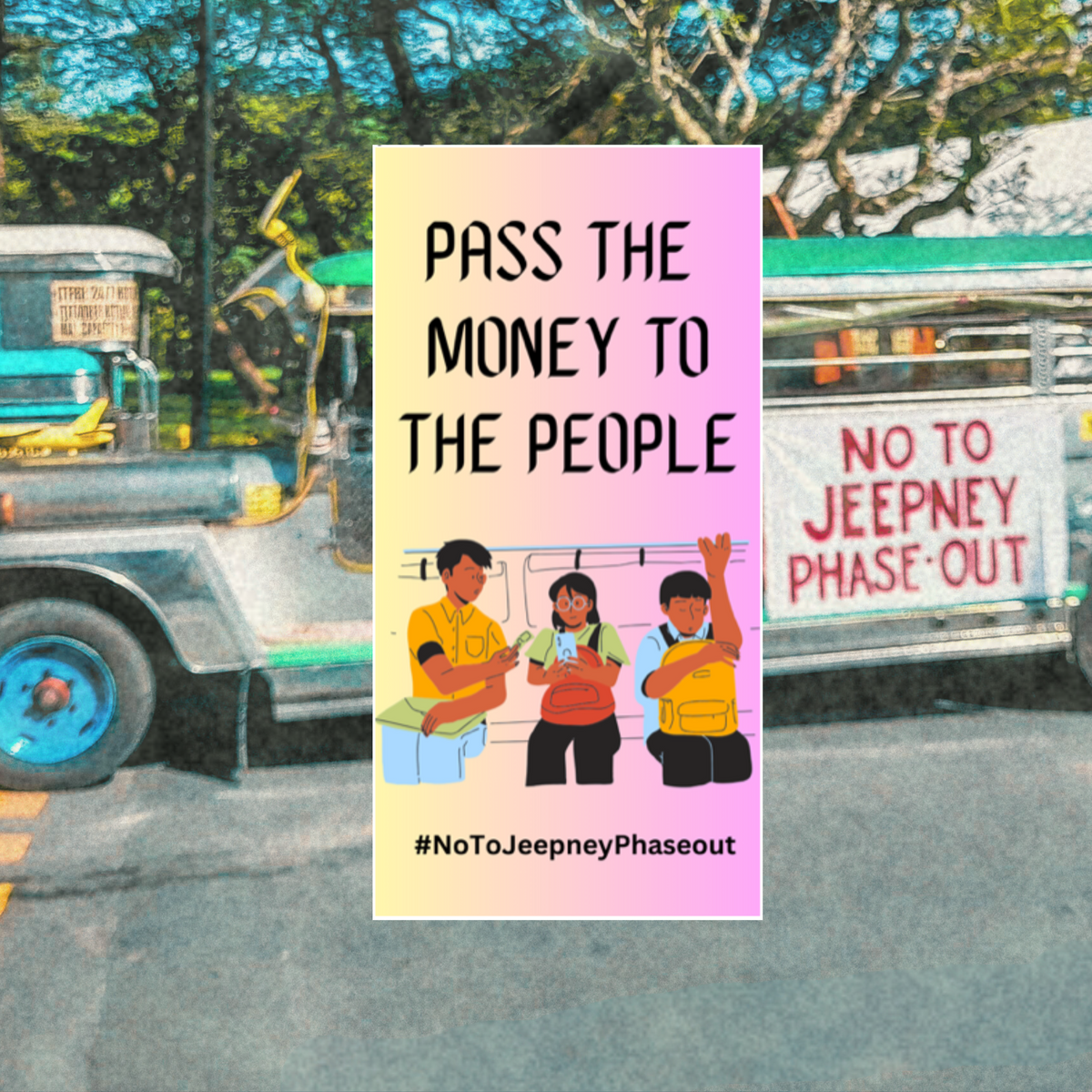 No To Jeepney Phase-Out Stickers – Pinay Collection
