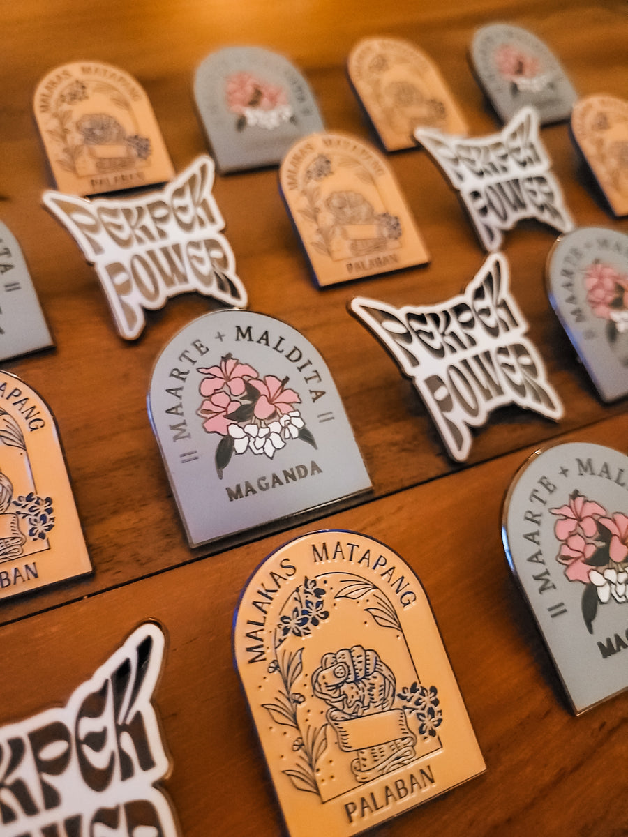 Malakas, Matapang, Palaban Enamel Pin – Pinay Collection